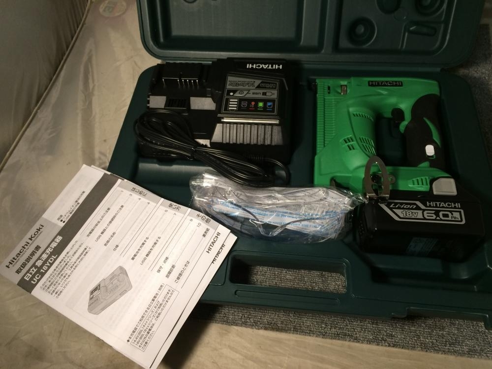 相模原市のお客様から【HITACHI 日立工機 コードレスタッカ N18DSL(LYPK)】をお買取り致しました！