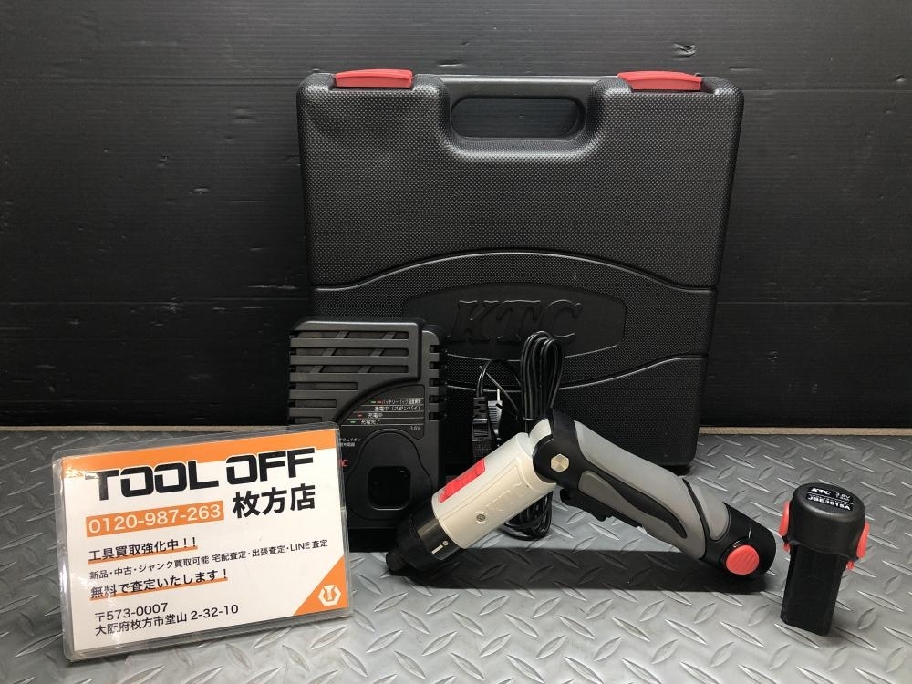 【買取実績】KTC コードレスドライバ JAE121[大阪府寝屋川市]枚方店 【買取実績】KTC コードレスドライバ JAE121[大阪府寝屋川市]枚方店